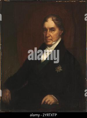 The 4th Earl of Aberdeen George Hamilton Gordon (1784-1860). Portrait ...