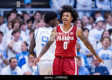 Alabama guard Labaron Philon celebrates after getting fouled during the ...