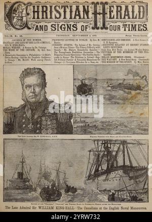 The 1886 'Christian Herald and Signs of Our Times' magazine focuses on ...