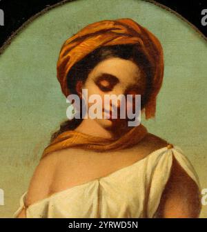 Circular Portrait of a Neapolitan Woman, XIX century Stock Photo - Alamy