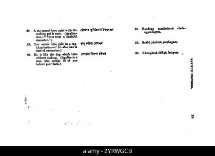Classical Meitei language proverbs — Literary Manipuri language ...