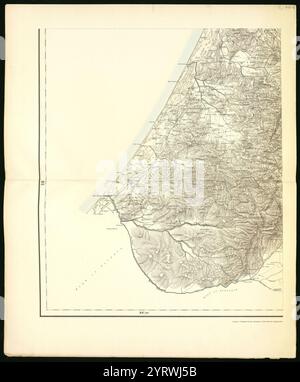 Claude Reignier Conder, Map of Western Palestine from surveys conducted ...