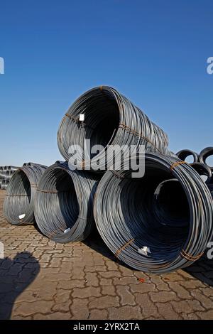 Steel wire rod Stock Photo - Alamy