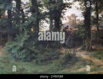 Le fossé de la ferme Loysel (détail) 1888 by Paul-Alfred Colin Stock ...