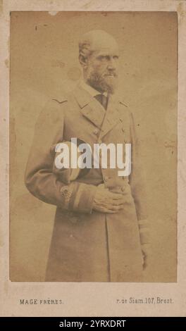 Commander Joseph Nicholson Barney of Confederate Navy in uniform ...