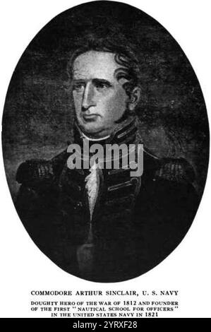 Commodore Arthur Sinclair Stock Photo - Alamy