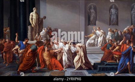 THE DEATH OF JULIUS CAESAR 1806 painting by Italian painter Vincenzo ...