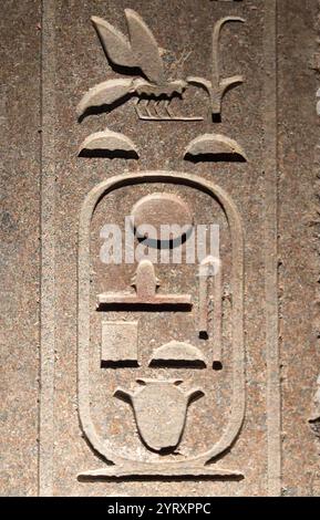Lintel and frame of a door to the city of Hut Waret at Avaris in the ...