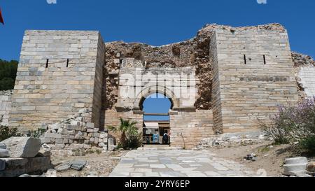 Gate of Persecution of the Basilica of St. John of Ephesus, Ephesus ...