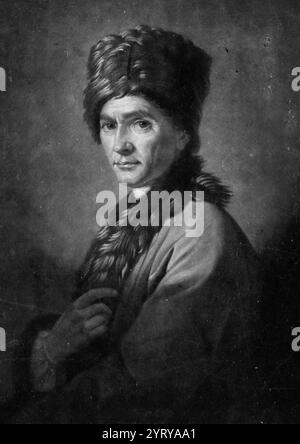 Jean Jacques Rousseau. Portrait of the Geneva born philosopher, Jean ...