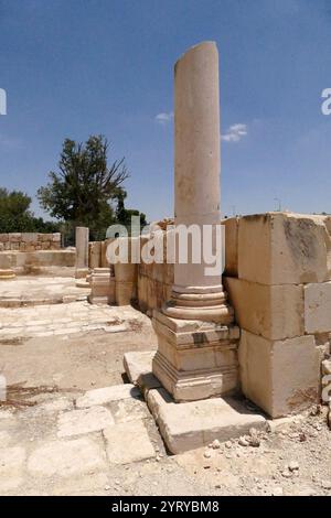 Ruins of Byzantine Church (later used as a mosque), Bayt Jibrin (Beit ...