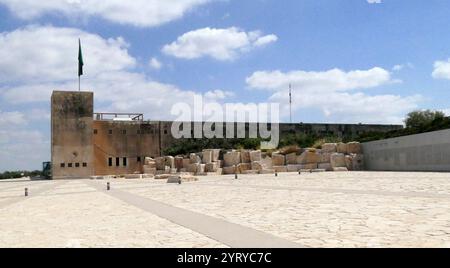 Tegart Fort at Latrun, Israel, site of the Battles of Latrun, between ...