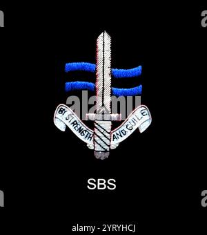 Unit of the Special Boat Service (SBS) a the special forces unit of the ...