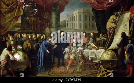 Henri Testelin - Colbert Presenting the Members of the Royal Academy of ...