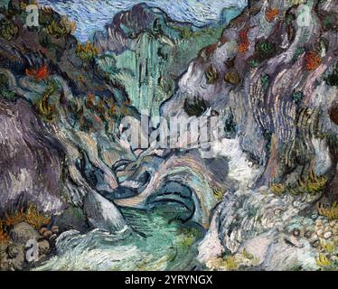 Ravine - 1889 - Oil on canvas 73 x 91,7 cm - Van Gogh Vincent Stock ...