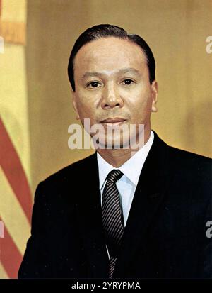 General Nguyen Van Thieu, President of South Vietnam between 1965-1975 ...