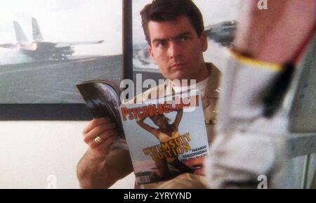 HOT SHOTS ! 199120th Century Fox film with Charlie Sheen as Lt Sean ...