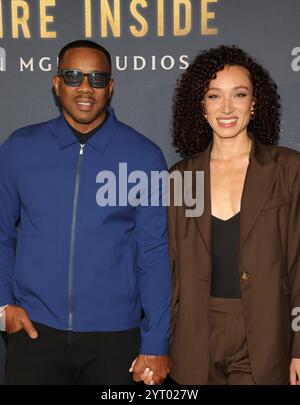 Duane Martin and Ashley Marie Jones attend the 2025 BET Awards at ...