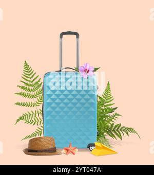 Green paper plane on beige background Stock Photo - Alamy