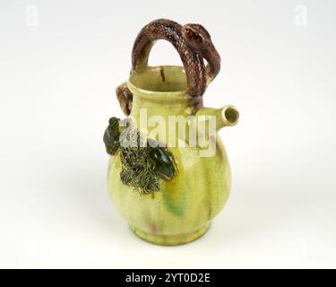 Antique 19thc. Tardioc Felix Menton French Palissy majolica pottery ...