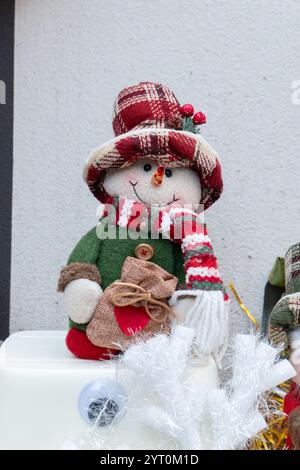 snowman in the outdoor vertical composition Stock Photo - Alamy