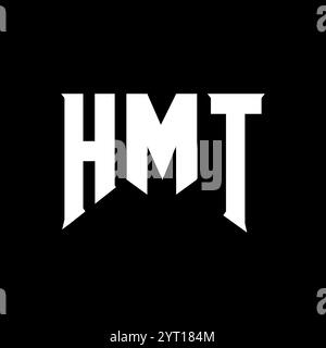 HMT letter logo design for technology company. HMT logo design black ...
