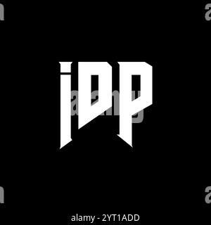 IDP letter logo design for technology company. IDP logo design black ...