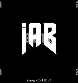 IAB letter logo design for technology company. IAB logo design black ...