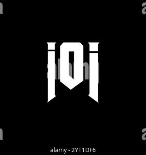 IOI letter logo design for technology company. IOI logo design black ...