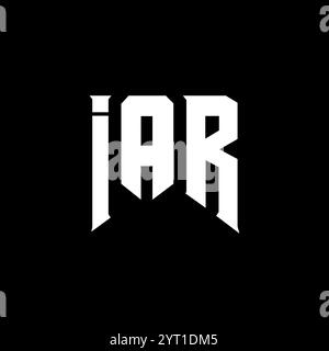 IAR letter logo design for technology company. IAR logo design black ...