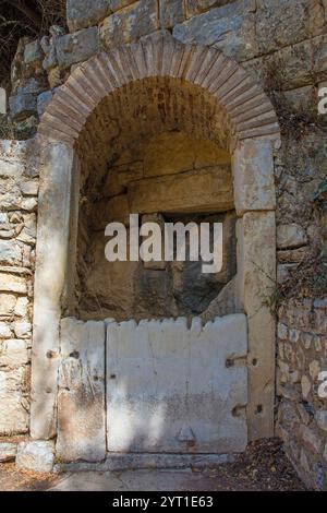 Nymphaeum in Butrint Archaeological Park, Butrint National Park ...