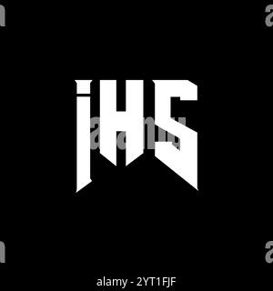 IHS letter logo design for technology company. IHS logo design black ...