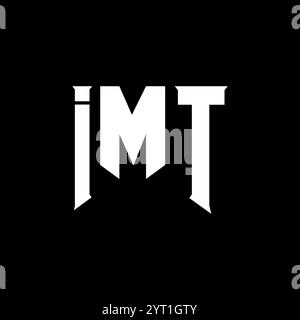 IMT letter logo design for technology company. IMT logo design black ...