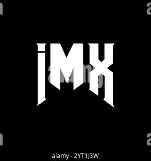IMX letter logo design for technology company. IMX logo design black ...