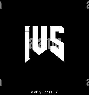 IUS letter logo design for technology company. IUS logo design black ...