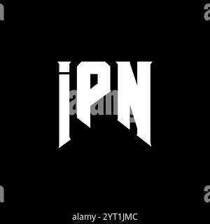 IPN letter logo design for technology company. IPN logo design black ...