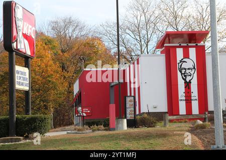 KFC restaurant in Groton, Connecticut on November 10, 2024 Stock Photo ...