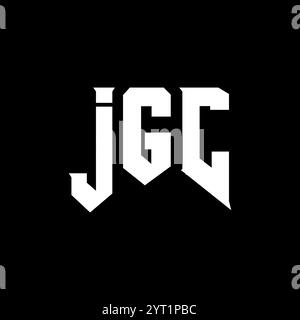 JGC letter logo design for technology company. JGC logo design black ...