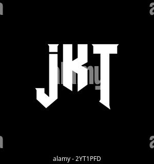 JKT letter logo design for technology company. JKT logo design black ...