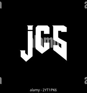 JCS letter logo design for technology company. JCS logo design black ...