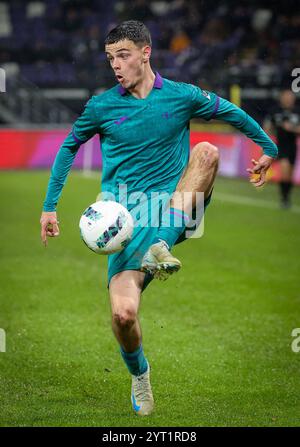Anderlecht's Tristan Degreef pictured in action during a training ...