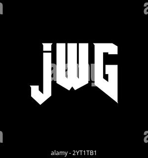 JWG letter logo design for technology company. JWG logo design black ...