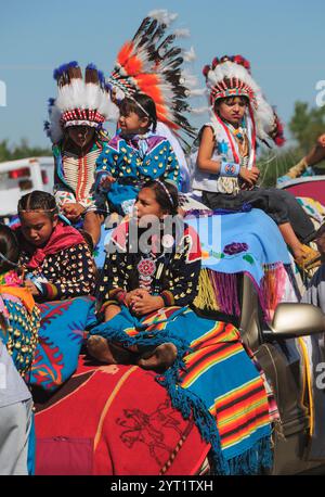USA, Rocky Mountains, Montana, Crow Indian Reservation, Crow Fair ...