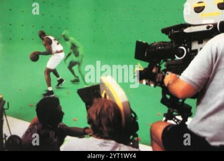 SPACE JAM 1996 Warner Bros. film with Michael Jordan showing the use of ...