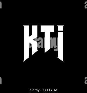 KTI letter logo design for technology company. KTI logo design black ...