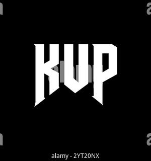 KUP letter logo design for technology company. KUP logo design black ...