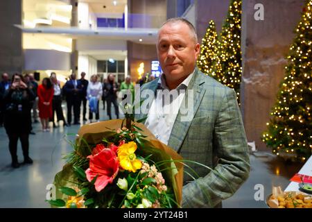 Kristiansand 20241205. Nicolai Tangen during the awarding of the ...