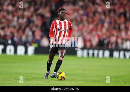 Adama Boiro of Athletic Club in action during the LaLiga EA Sports ...