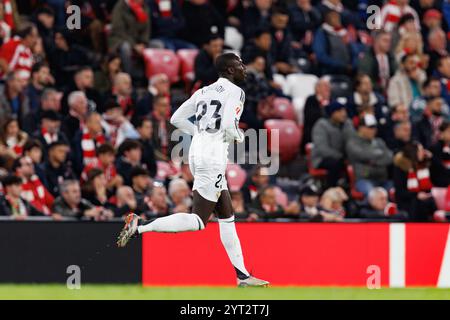 Ferland Mendy seen during LaLiga EA SPORTS game between teams of ...