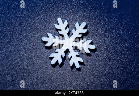 World Snow Day. Flake Appreciation Day. Winter photo illustration. A ...